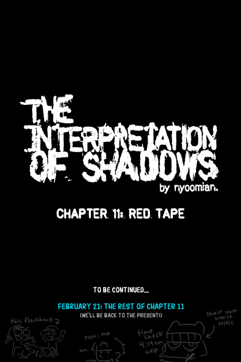 The Interpretation of Shadows – a webcomic by @nyoomian